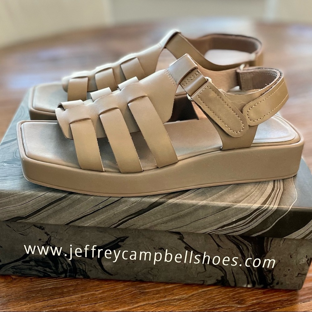 Jeffrey Campbell Poisson Fisherman Sandal Shoe 9.5 - Gem